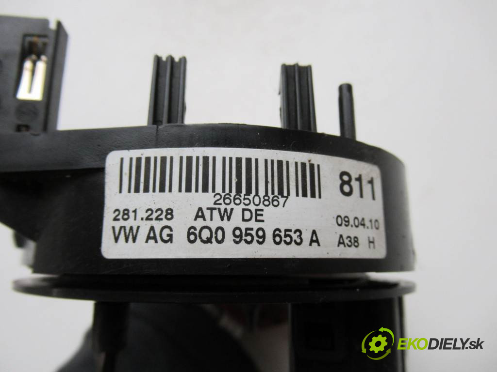 Seat Ibiza III 6L 0 kroužek slimák airbag 6Q0959653A | EkoDily.cz